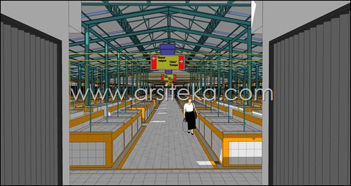 Jasa Arsitek Desain Pasar Modern Kalisat - Jember - ARSITEKA